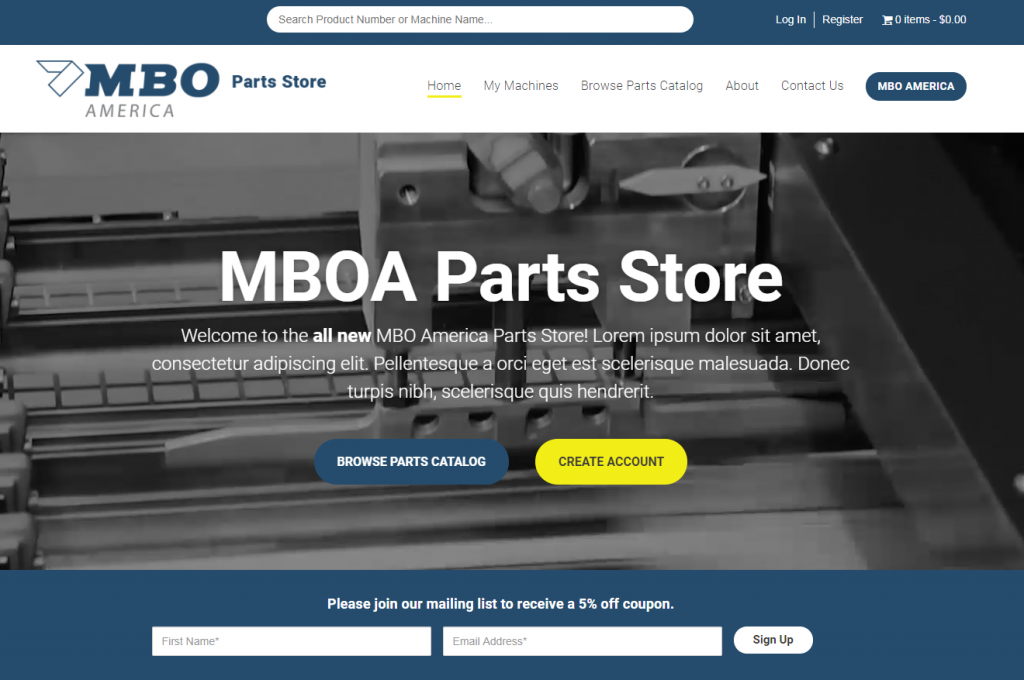MBO America Parts Store - MBO America